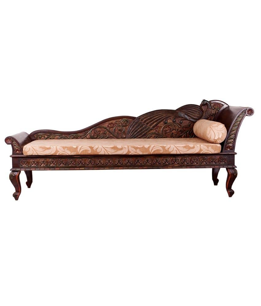Solid Wood Setty in Brown - Buy Solid Wood Setty in Brown Online at ...