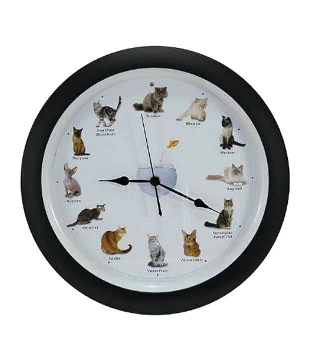 Mark Feldstein Black and White Wall Clocks: Buy Mark Feldstein Black ...