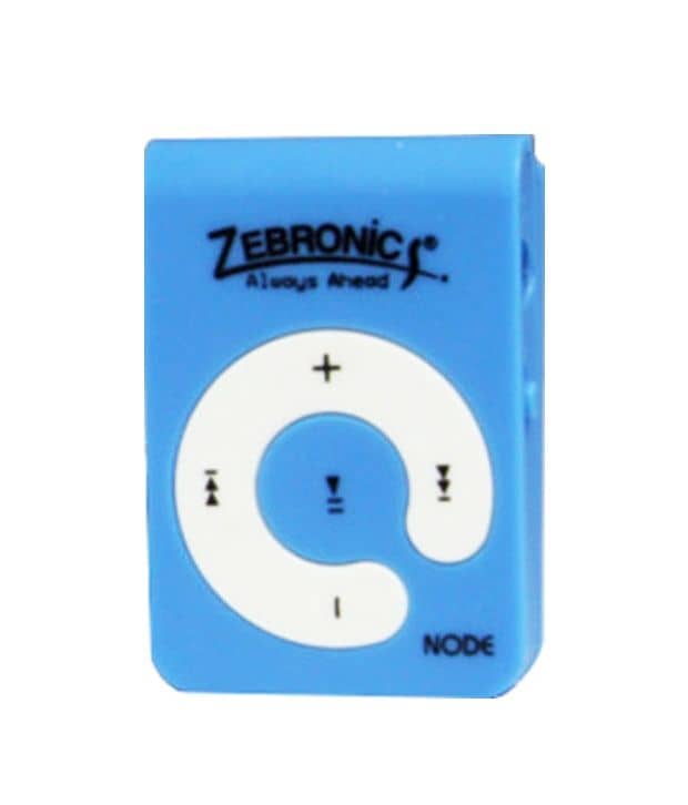 Buy Zebronics Node MP3 Player - Blue Online at Best Price in India ...