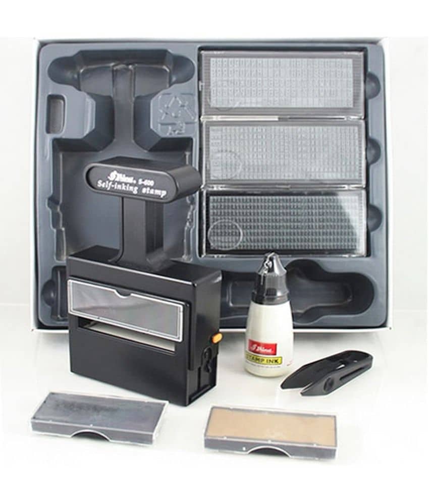 Shiny S-600 Rubber Stamp Self-Inking Printing Kit