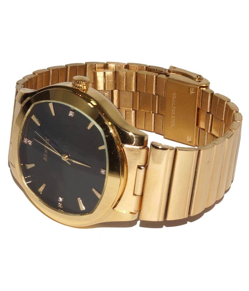 Rentex Golden Analog Watch - Buy Rentex Golden Analog Watch Online at ...