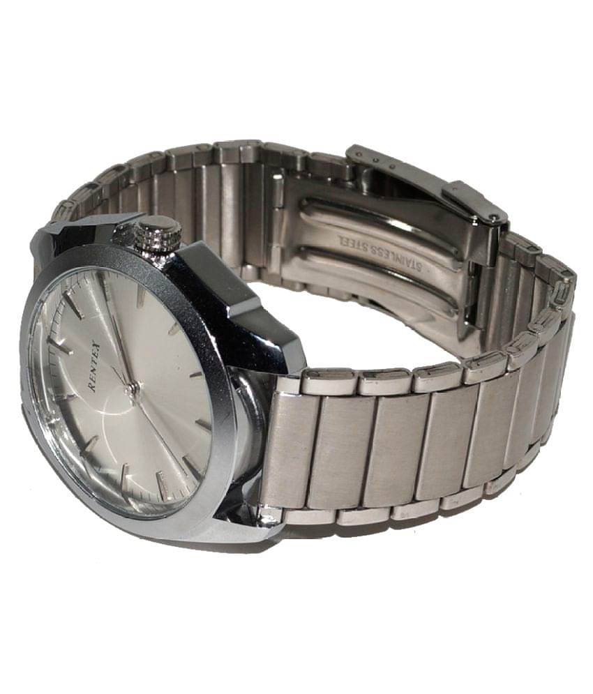 Rentex Silver Analog Watch - Buy Rentex Silver Analog Watch Online at ...