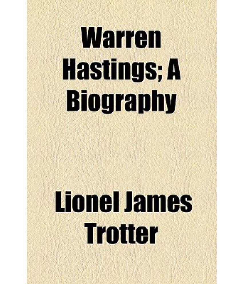 Warren Hastings; A Biography: Buy Warren Hastings; A Biography Online ...