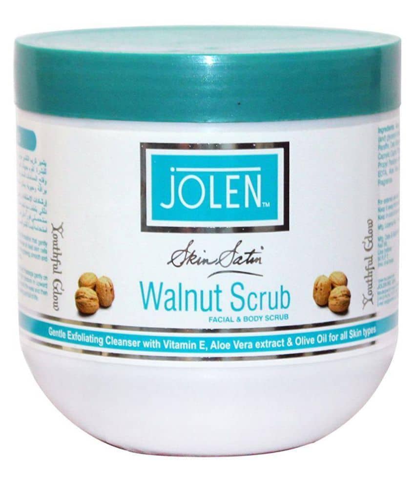 Jolen Walnut Scrub Face Pack Masks 500 gm: Buy Jolen Walnut Scrub Face ...
