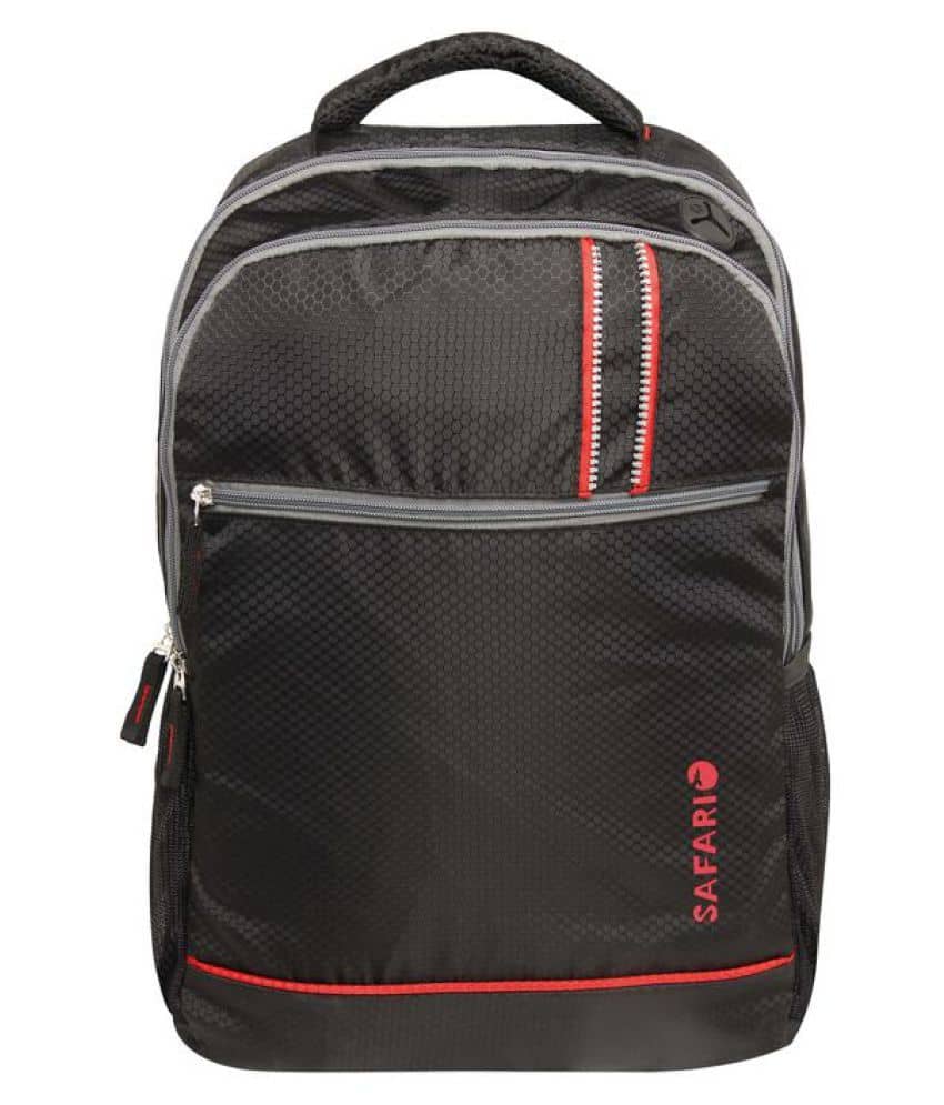 Safari Black Backpack - Buy Safari Black Backpack Online at Low Price ...
