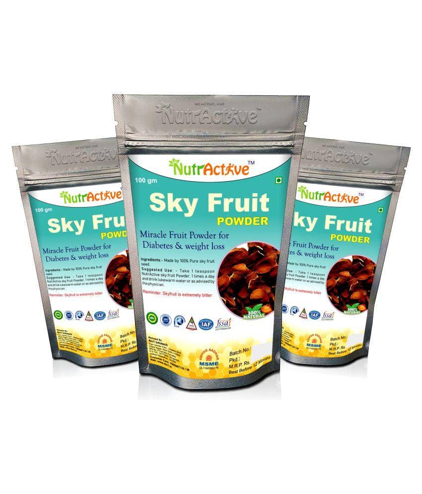 NutrActive Sky Fruit Powder 300 gm: Buy Online at Best Price in India ...