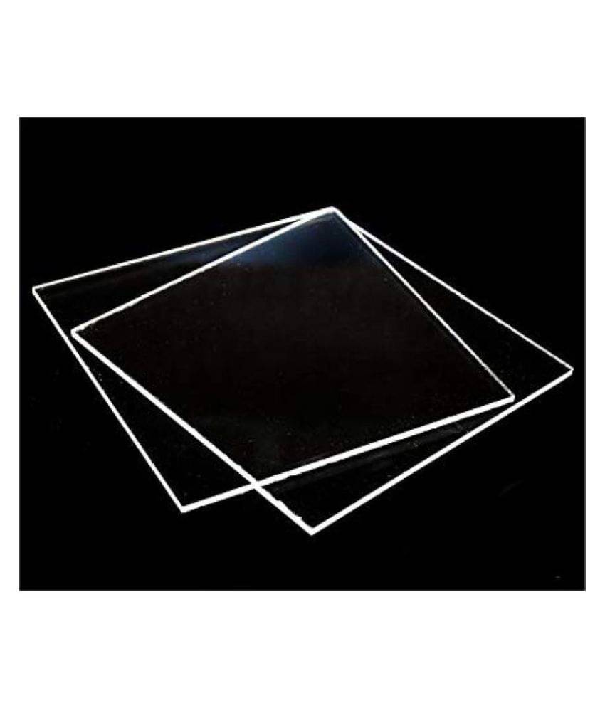 Acrylic Sheet Transparent 2MM 12 inch x 12 inch pack of 1pcs: Buy ...