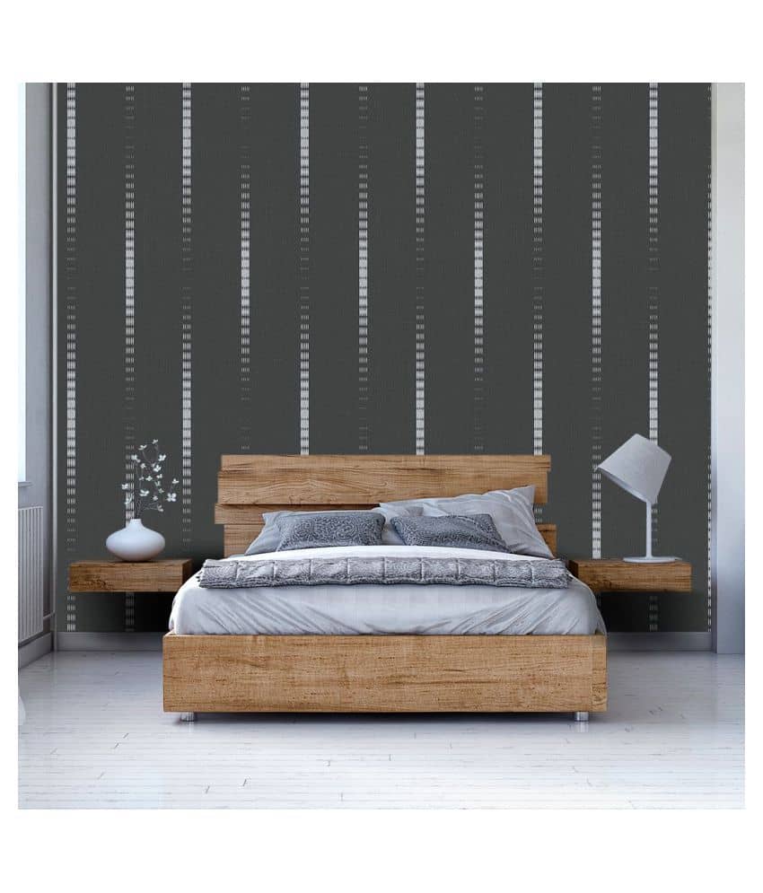 Excel Wall Interiors Vinyl Solid Wallpapers Black: Buy Excel Wall ...