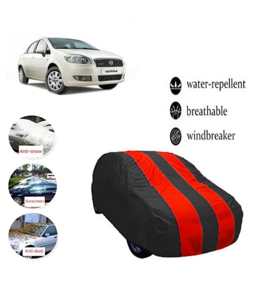 QualityBeast Car Body Cover for Fiat Linea RedBlue: Buy QualityBeast ...