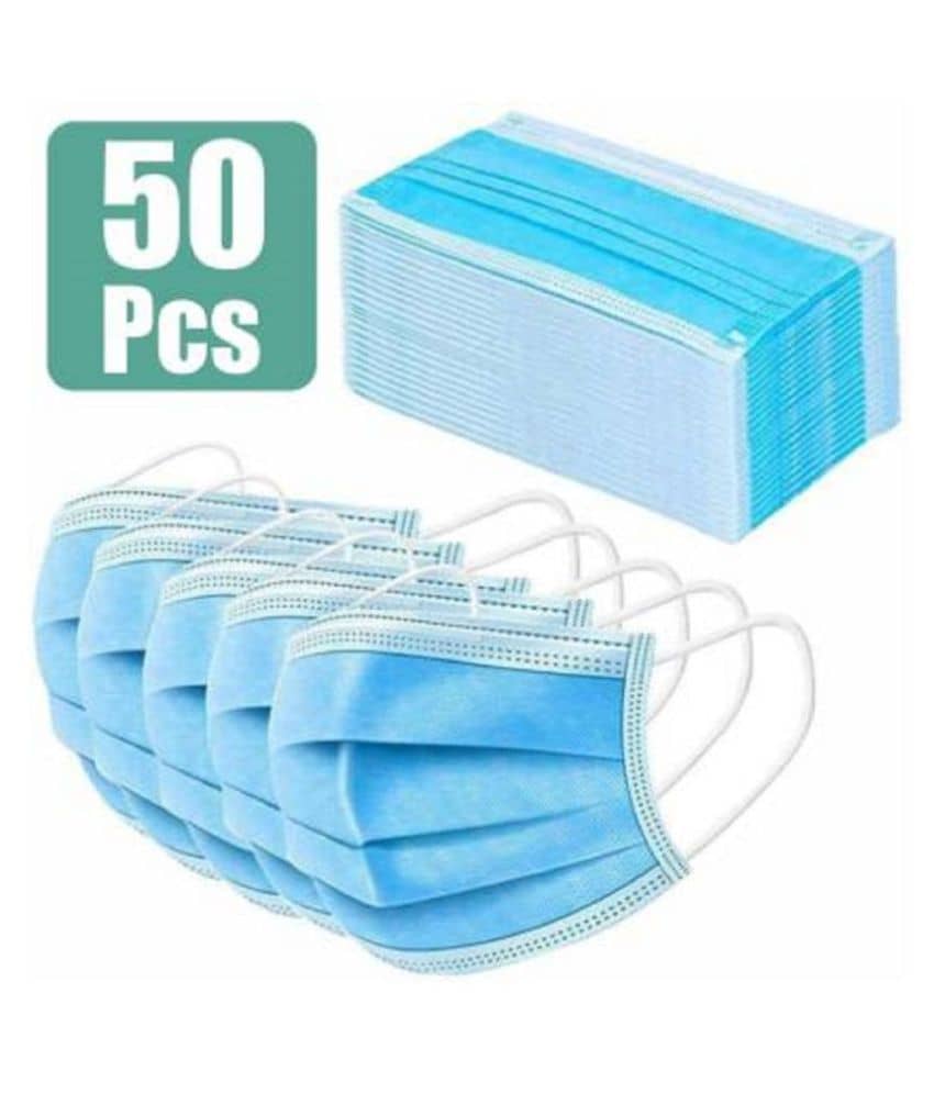 DISPOSABLE MASKS PACK OF 50: Buy DISPOSABLE MASKS PACK OF 50 Online at ...