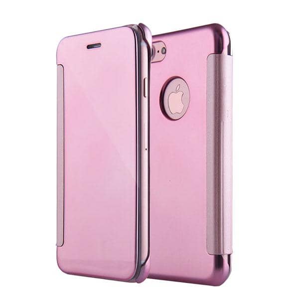 Apple iPhone 7 Flip Cover by iPhone 7 - Rose Mirror View Flip Cover ...