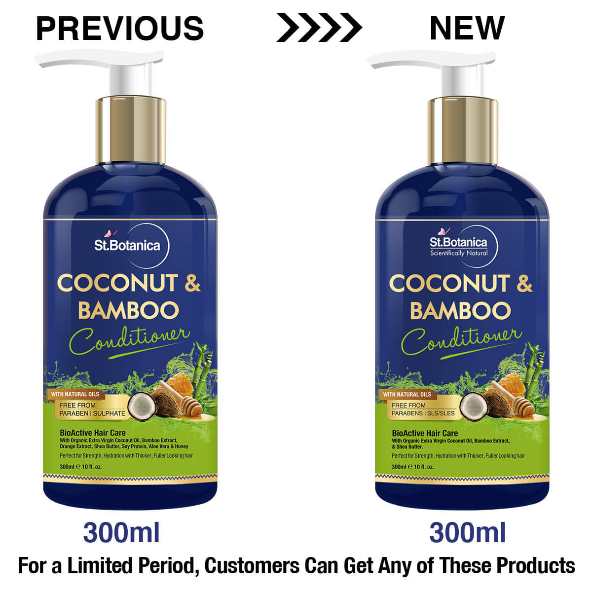 StBotanica Coconut & Bamboo Conditioner withVirginCoconut Oil Shea ...