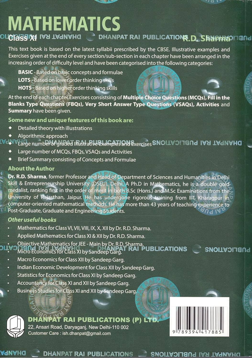 Mathematics class 11th and MCQs - by R.D. Sharma (2024-25 Examination ...