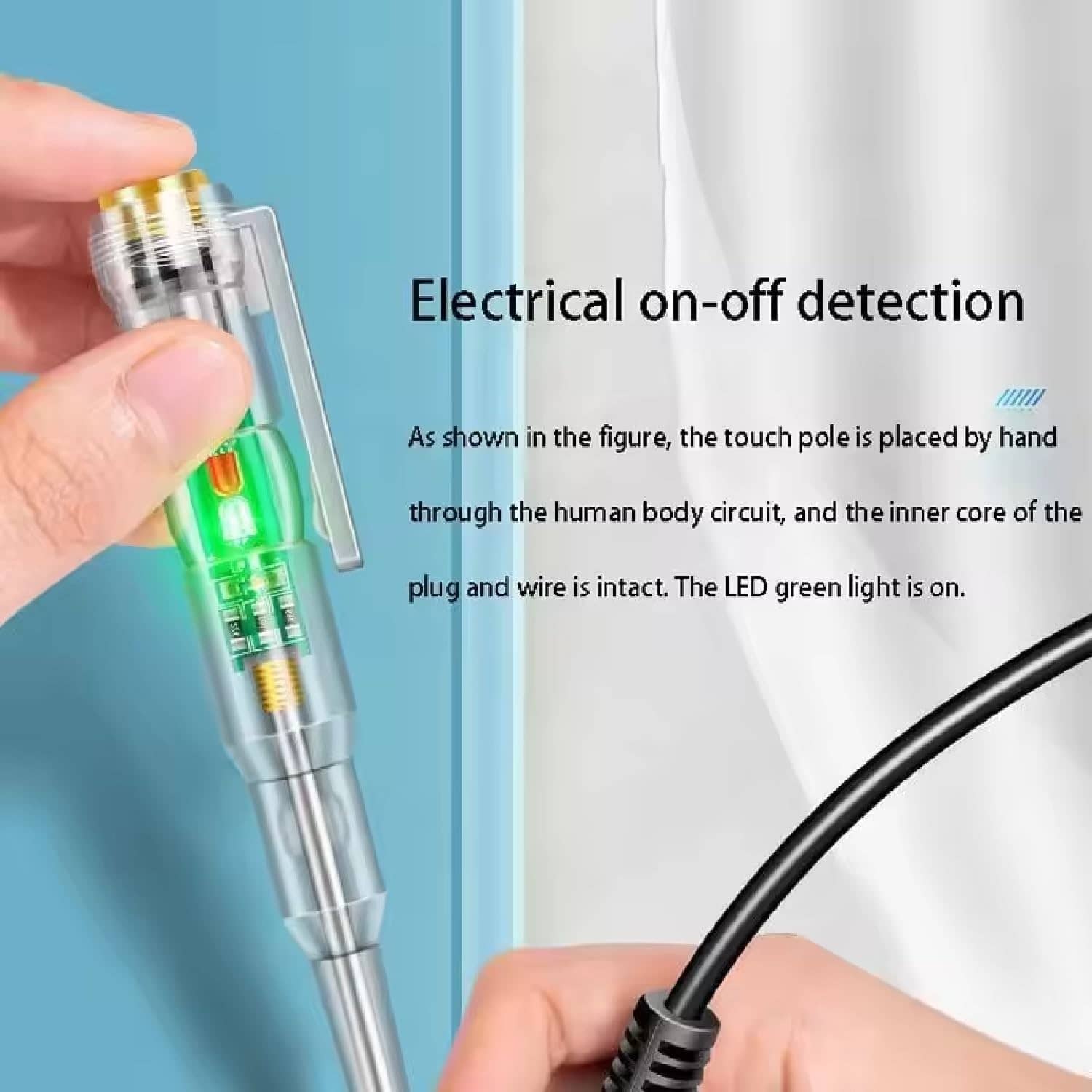 Buy Electrical Tester Pen, 70-250V Induction Power Detector, Non ...