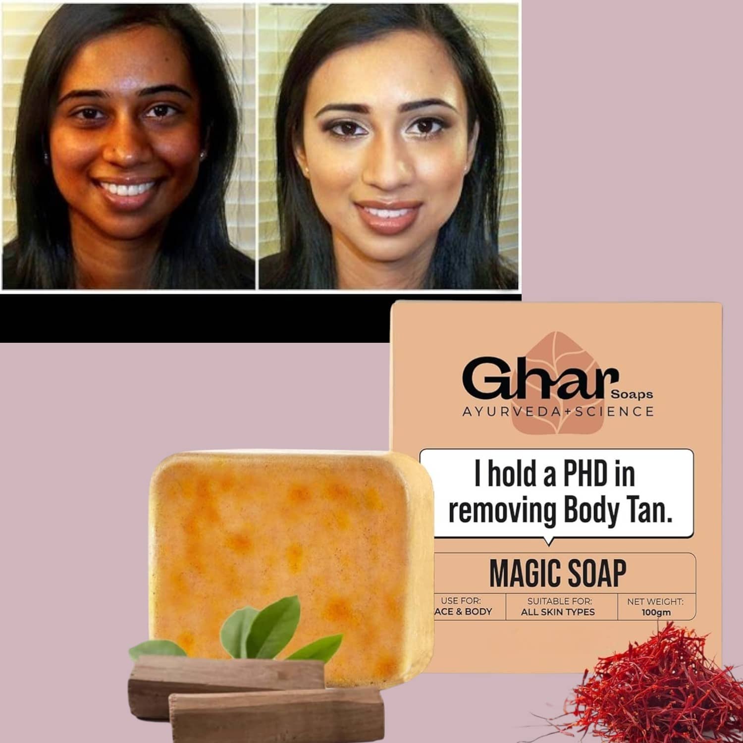GHAR SOAPS Skin Whitening MAGIC SOAPS Soap for All Skin Type ( Pack of ...