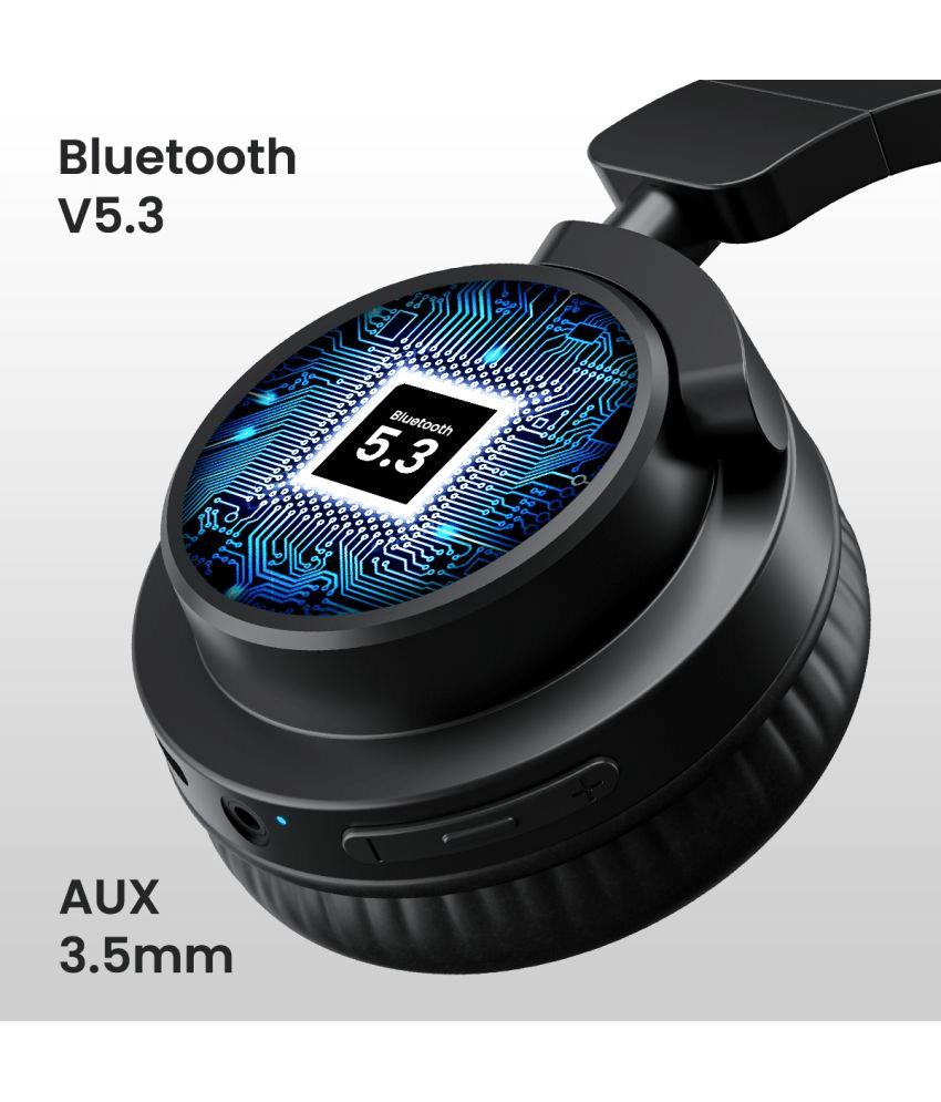 Portronics Muffs M2 Type C Bluetooth Headphone Over Ear 40 Hours ...