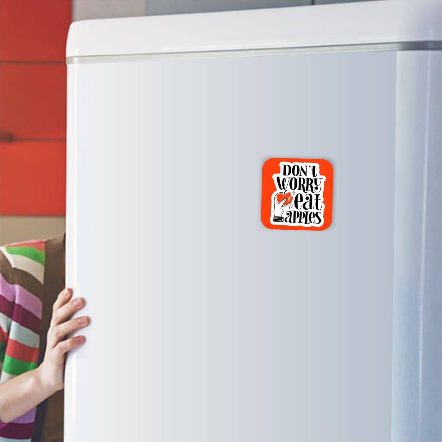 Photojaanic Fridge Magnet for kichen Rubberized Square Fridge Magnets ...