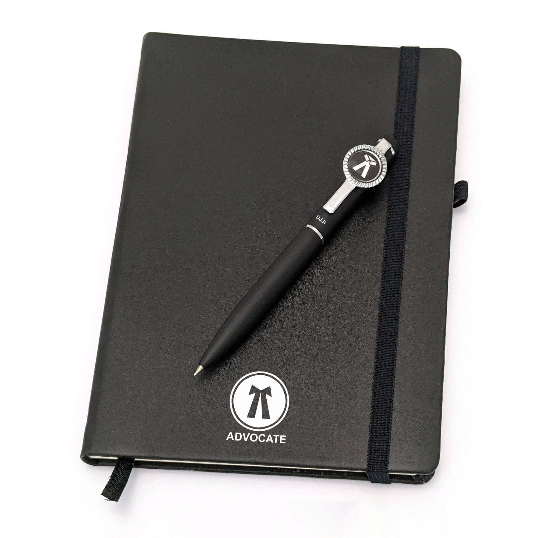UJJi Advocate Logo Metal Pen with Notebook Set: Buy Online at Best ...