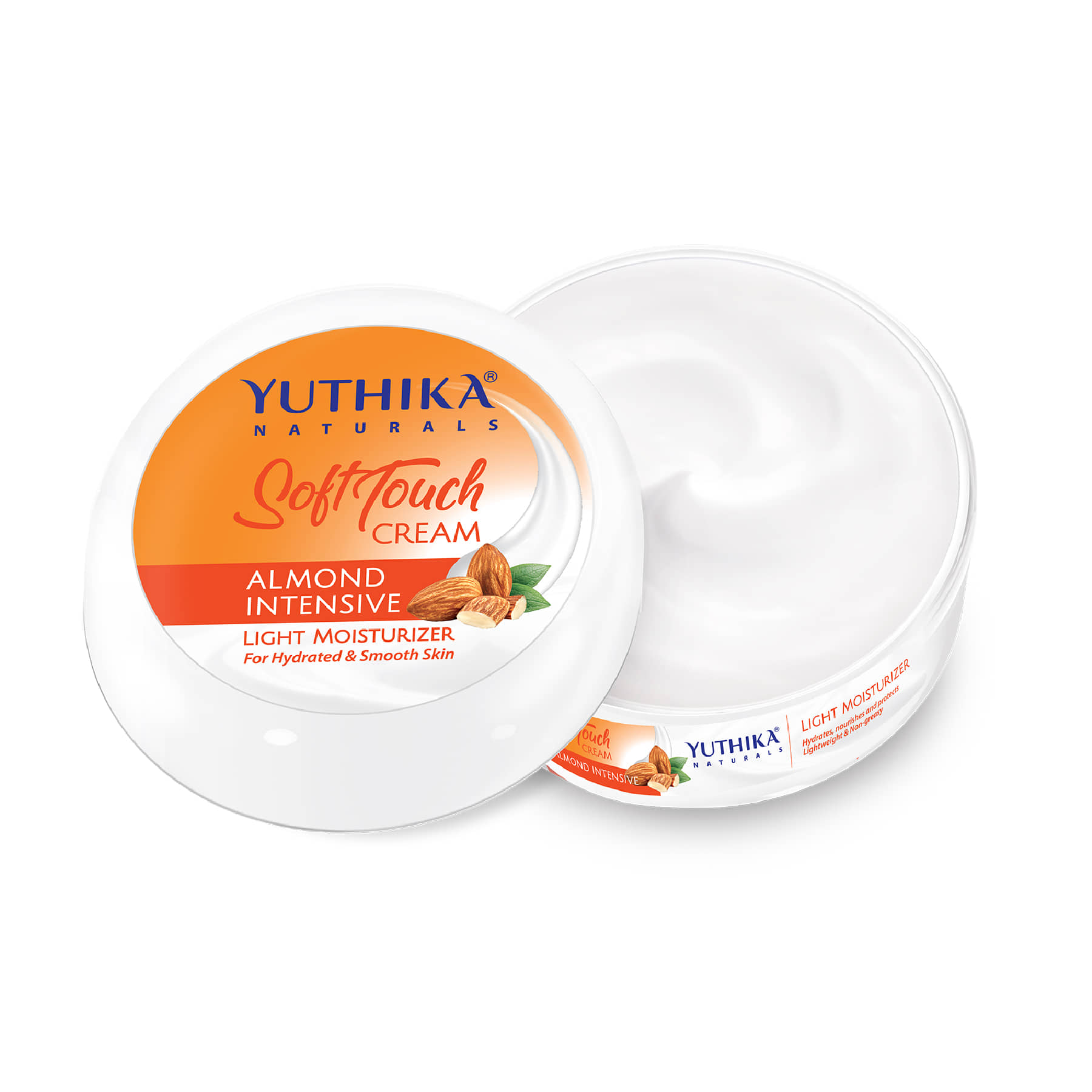 Yuthika Soft Touch Cream, Almond Intensive Light Moisturizer for ...