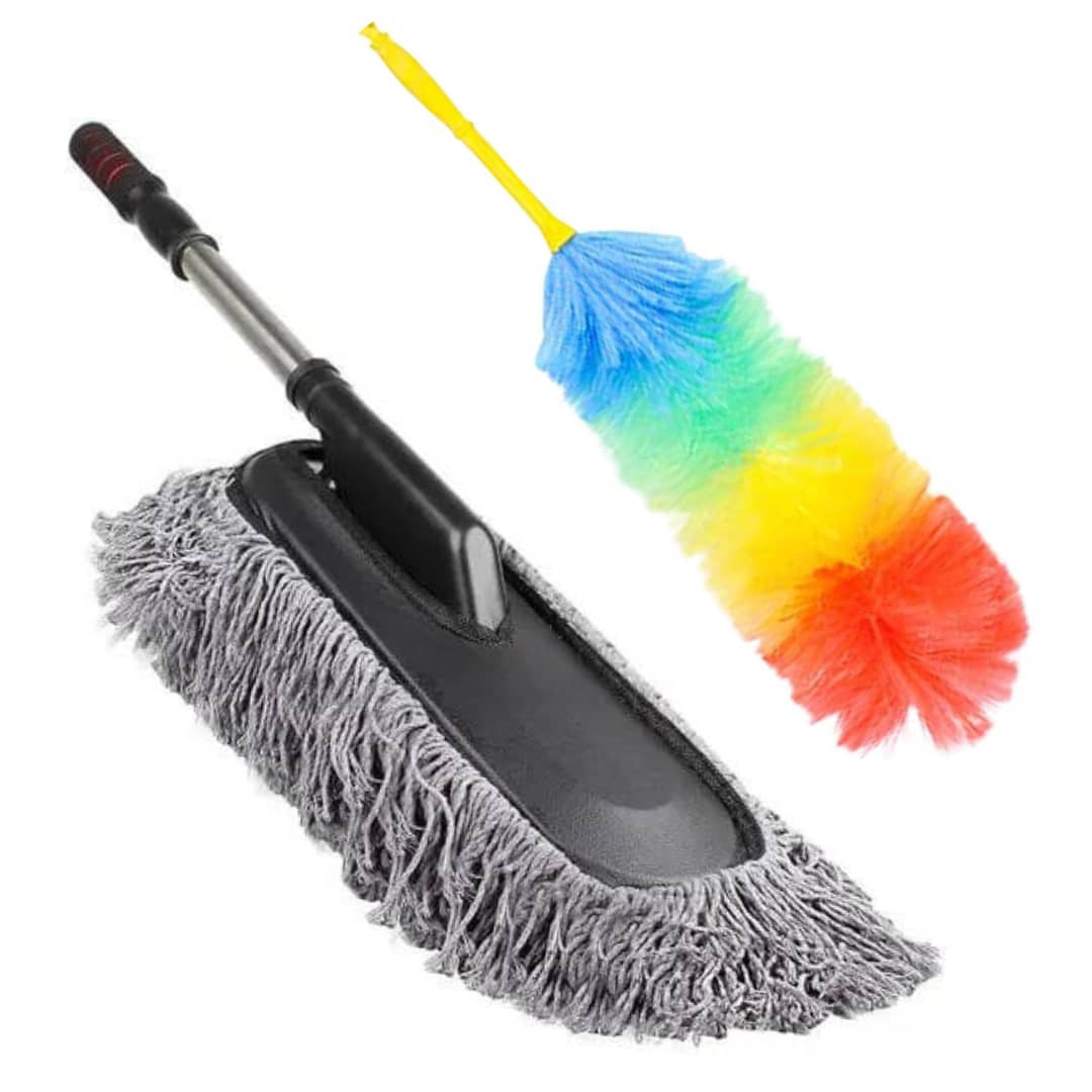 car and home cleaning duster and brush . car duster kit: Buy car and ...