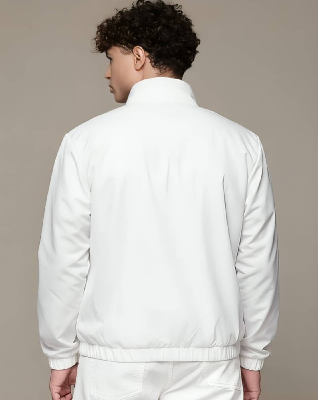 THECLASSICTOGS Polyester Men's Windcheater Jacket - White ( Pack of 2 ...