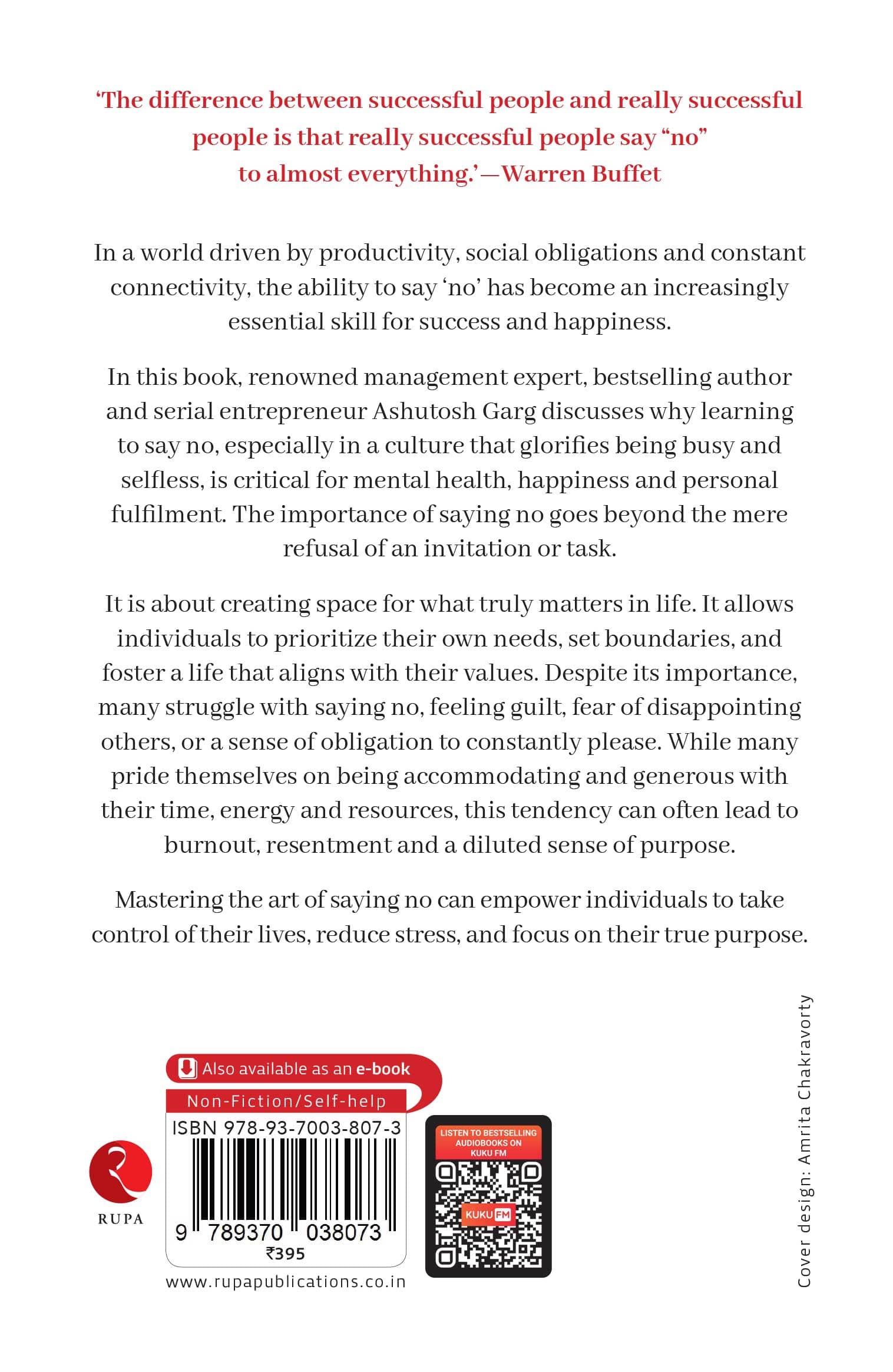 The Power of Saying No! By Ashutosh Garg: Buy The Power of Saying No ...